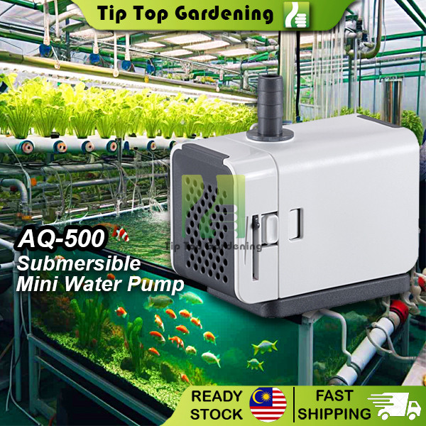 AQ-500 Submersible Mini Water Pump Pam Air Akuarium Tangki Ikan Fish ...