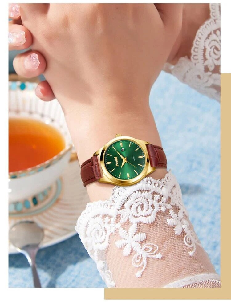 POSHI original waterproof ladies watch Korean Fashion trend calendar ...