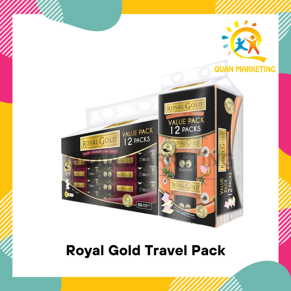 Royal Gold Pek Perjalanan (50's x 12 Peket) - Nada Putih/Twin | Shopee ...