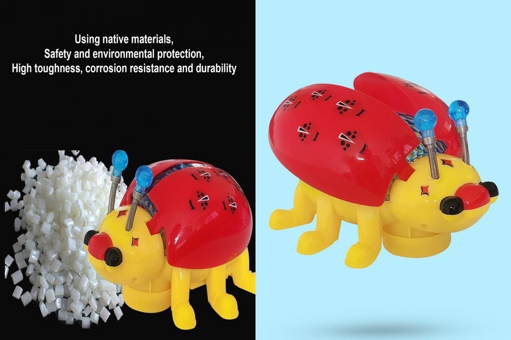 Lingoer| Electric Ladybug Toys Gentle Music Corrosion Resistant Broken ...