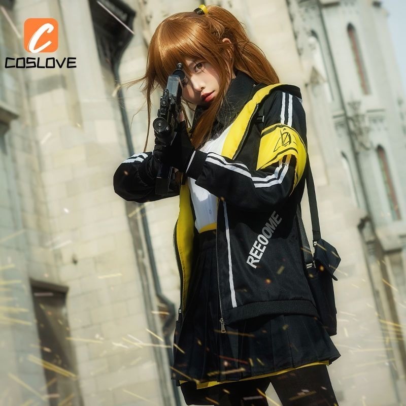 Anime Game Girls Frontline UMP45 Cosplay Full Set Costume Cute Girl ...