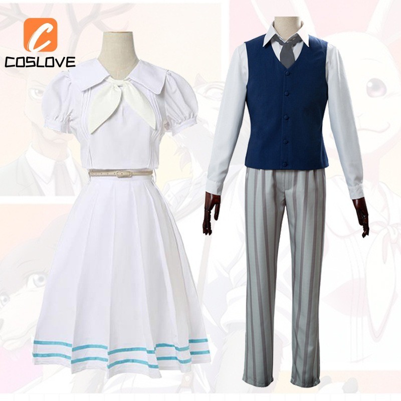 Anime BEASTARS Legoshi Hal Cosplay Full Set Dress Suit For Adult Daily ...