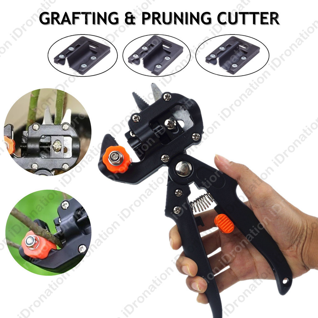 Alat Kacukan Pokok Bunga Grafting Cutter Shear Pruner Scissor Grafter ...