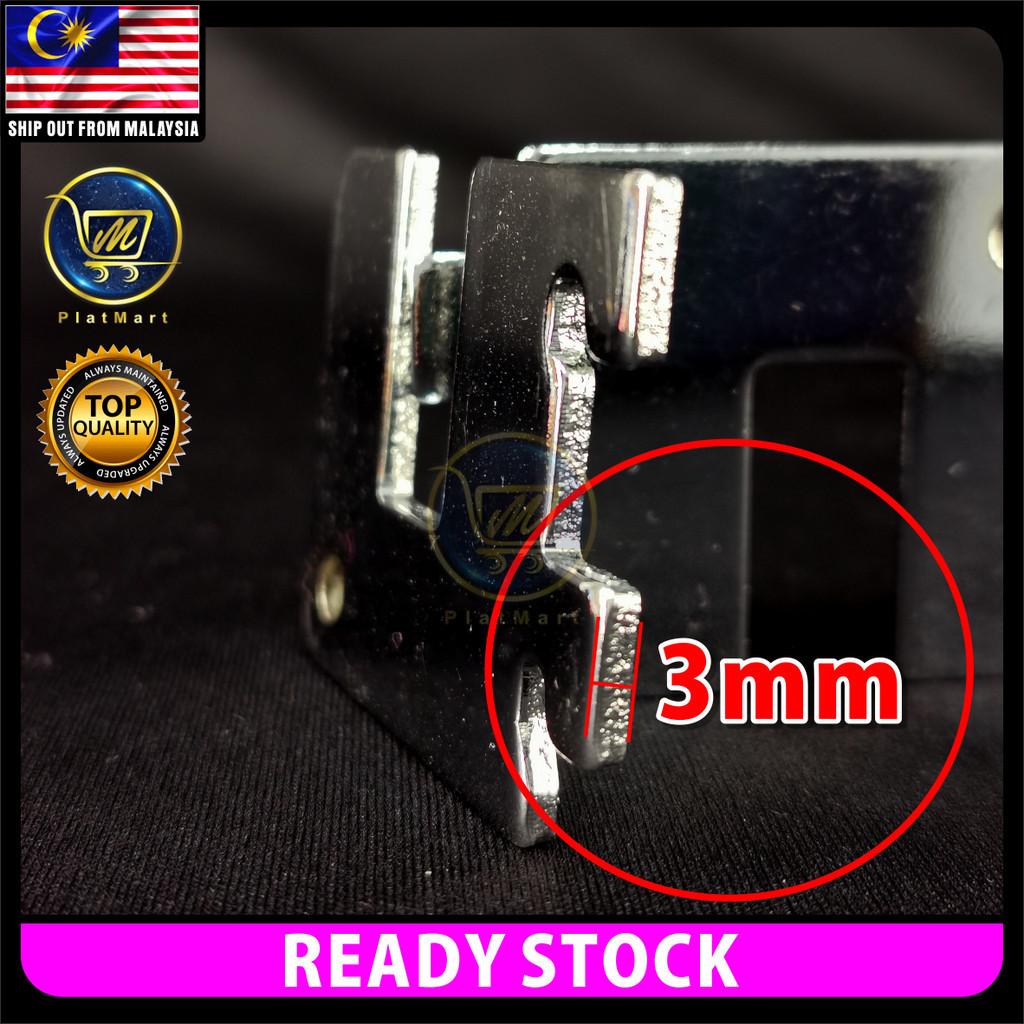 PlatMart - [READY STOCK] 1 PCS CHROME STEEL AA UPRIGHT SQUARE BAR ...
