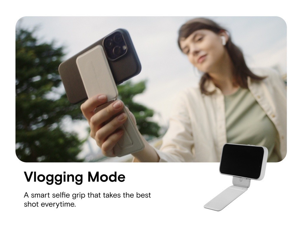 MOFT Snap Invisible Phone Tripod Stand MOVAS™ (Magnetic Compatible ...