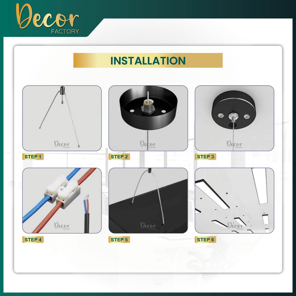 Home Linear Office Pendant Light LED T8 Linear Light Casing Kalimantang ...