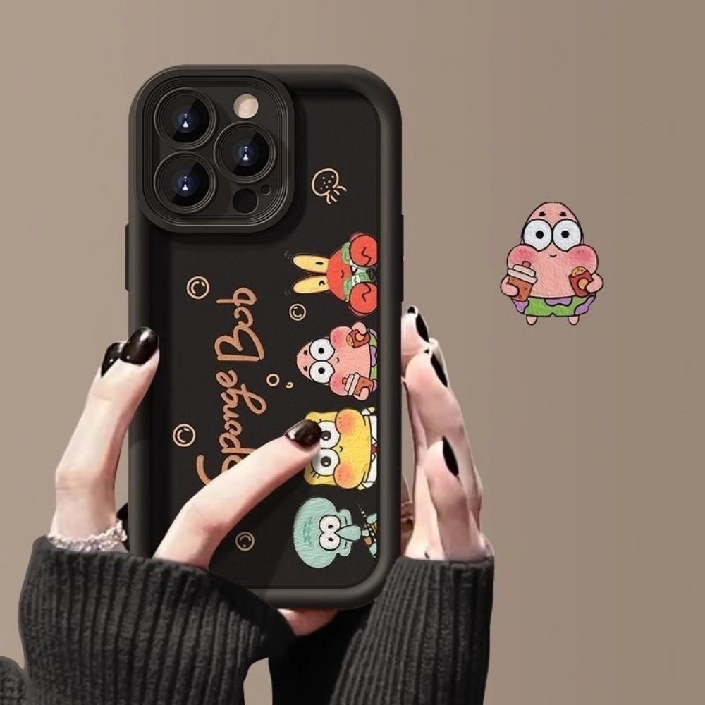 Cartoon SpongeBob Family Multistep Soft Phone Case for Samsung Galaxy ...