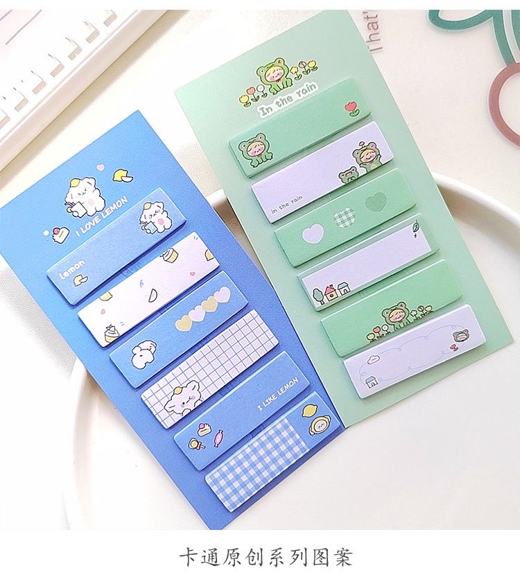 Marking Stickers Cute Students Use Bookmarks Sticky Notes Small Note ...