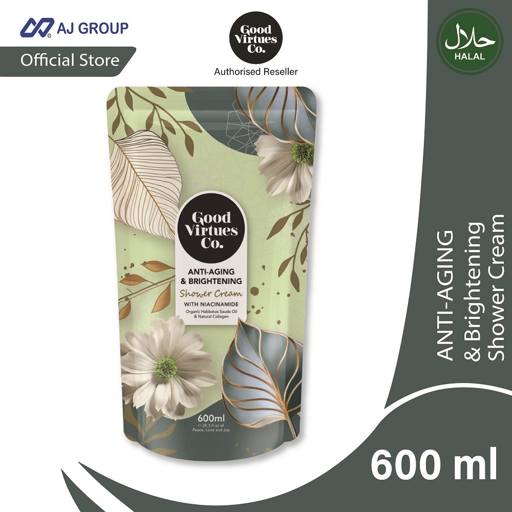Good Virtues Co. [GVC] Anti-Aging & Brightening Shower Cream Refill ...