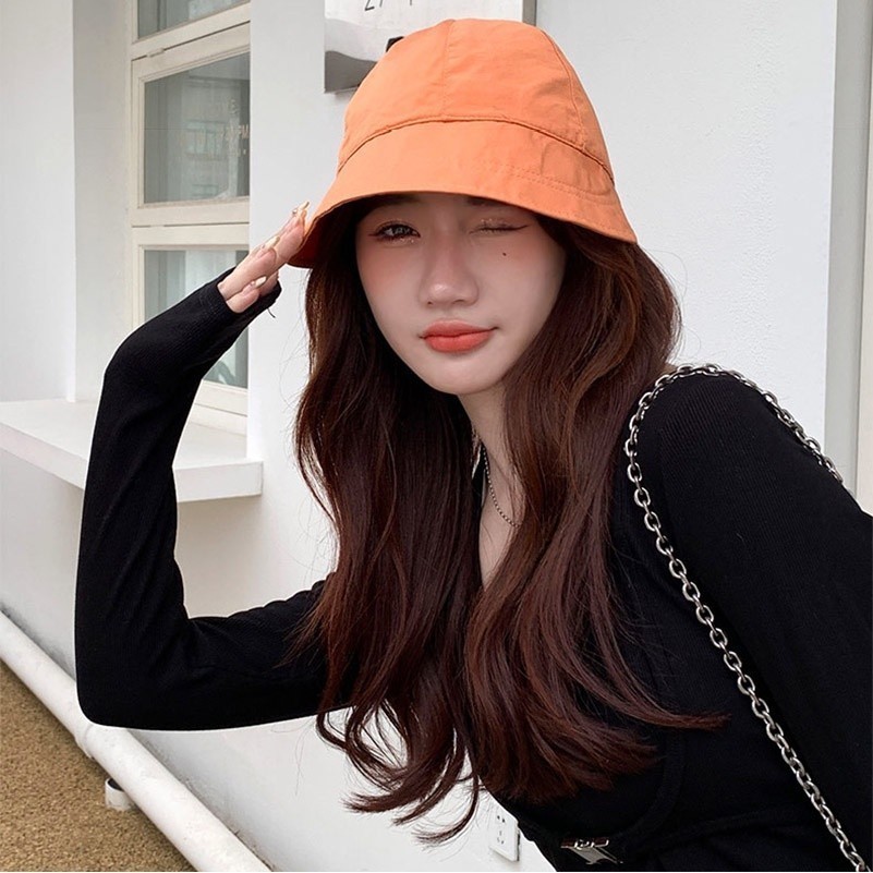 Sweet Cool Style Wide Brim Denim Bucket Hat - Trendy Beach Adjustable ...