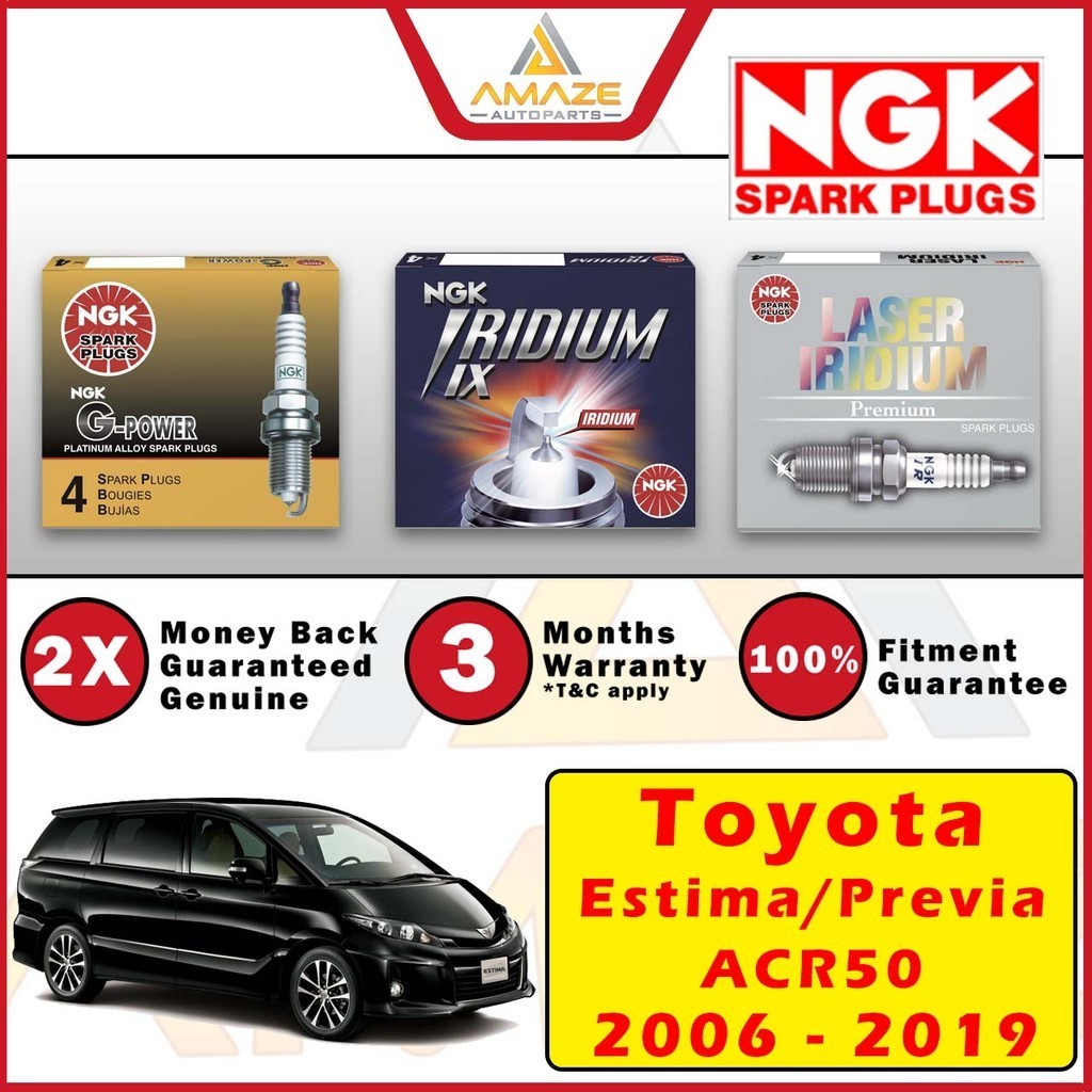 NGK Spark Plug (G-Power Platinum/ Iridium IX/ Laser Iridium) for Toyota ...
