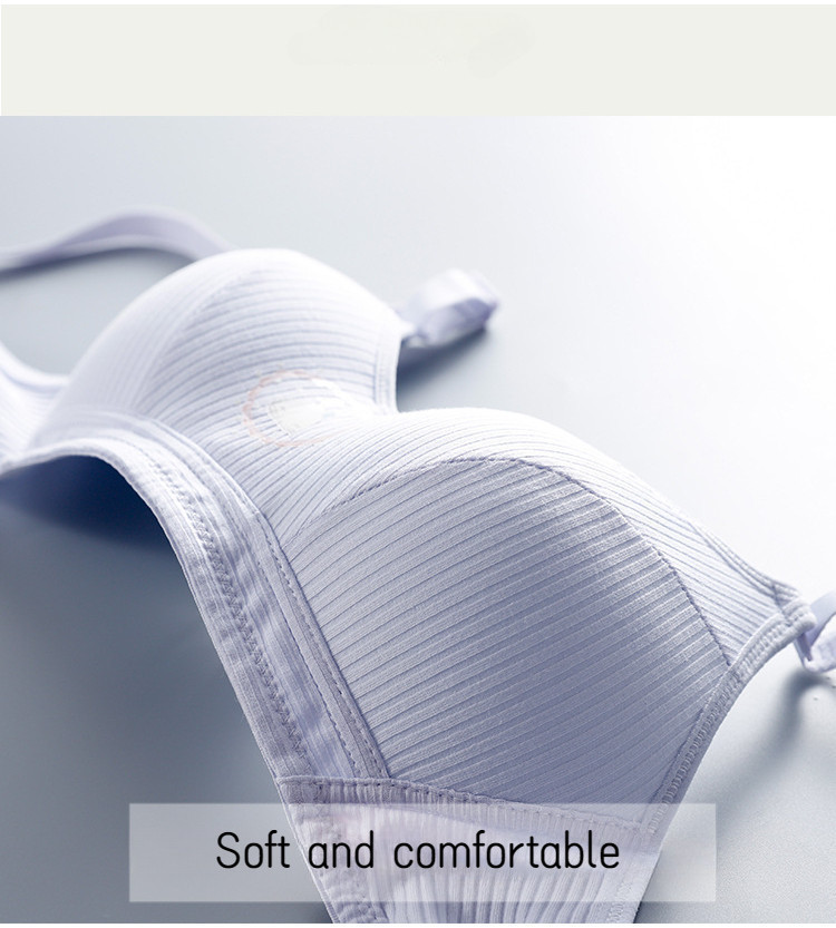 small breast bra Cotton bra student bra youth bra Thin cup girl's cute ...