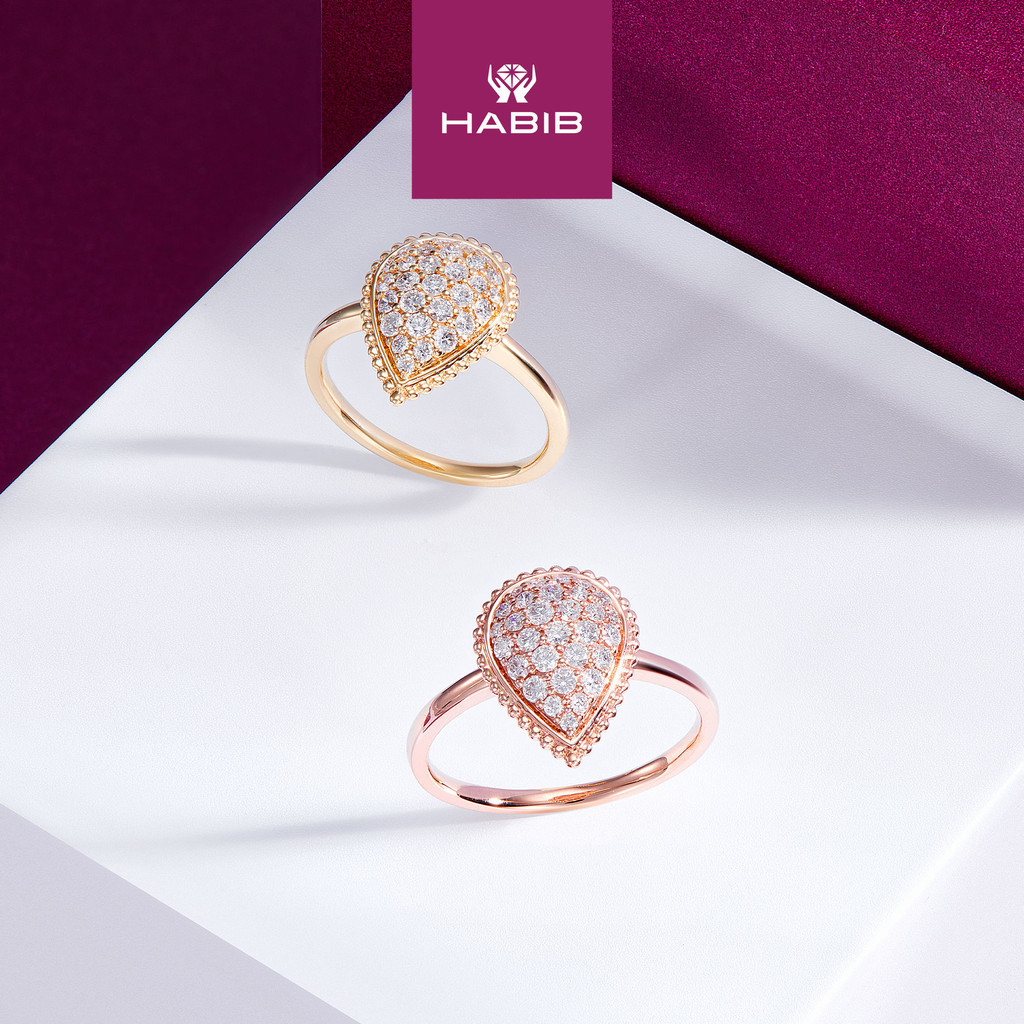 HABIB MYRA | Diamond Ring in 750/18K Gold 268061123 | Shopee Malaysia