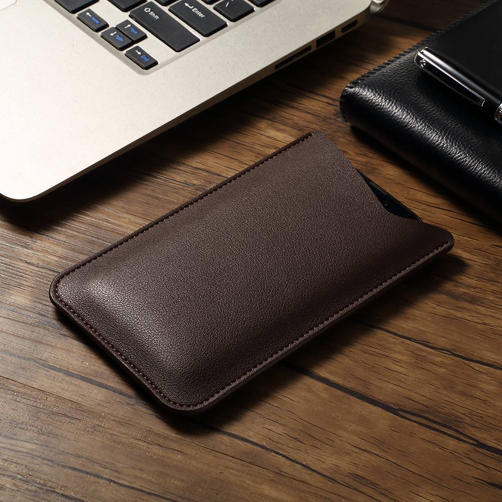 Stylish and minimalist opening Universal phone bag Napa grain ...