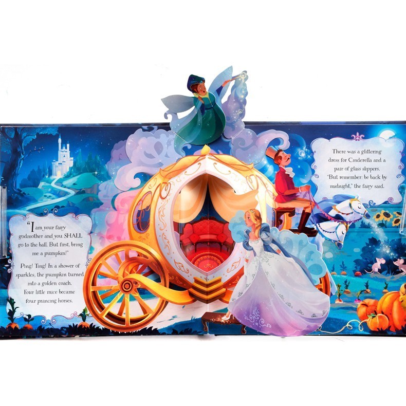 Usborne POP UP Fairy Tale Cinderella 3D Flap Book Picture Book Story Books for Kids | Shopee ...