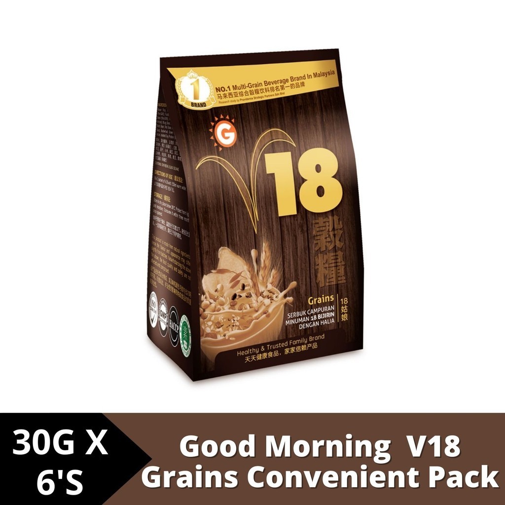 Good Morning V18 Grains Convenient Pack - (30g X 6's) | Shopee Malaysia