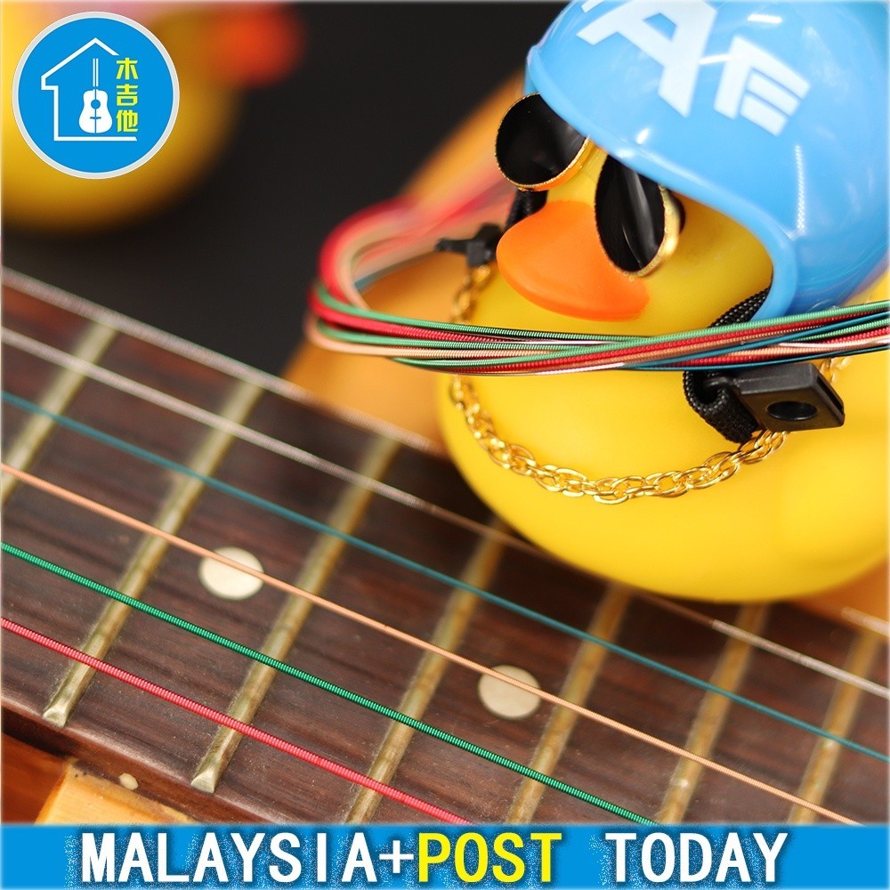 6 Rainbow strings Colorful Acoustic Guitar Strings Musical Instruments ...