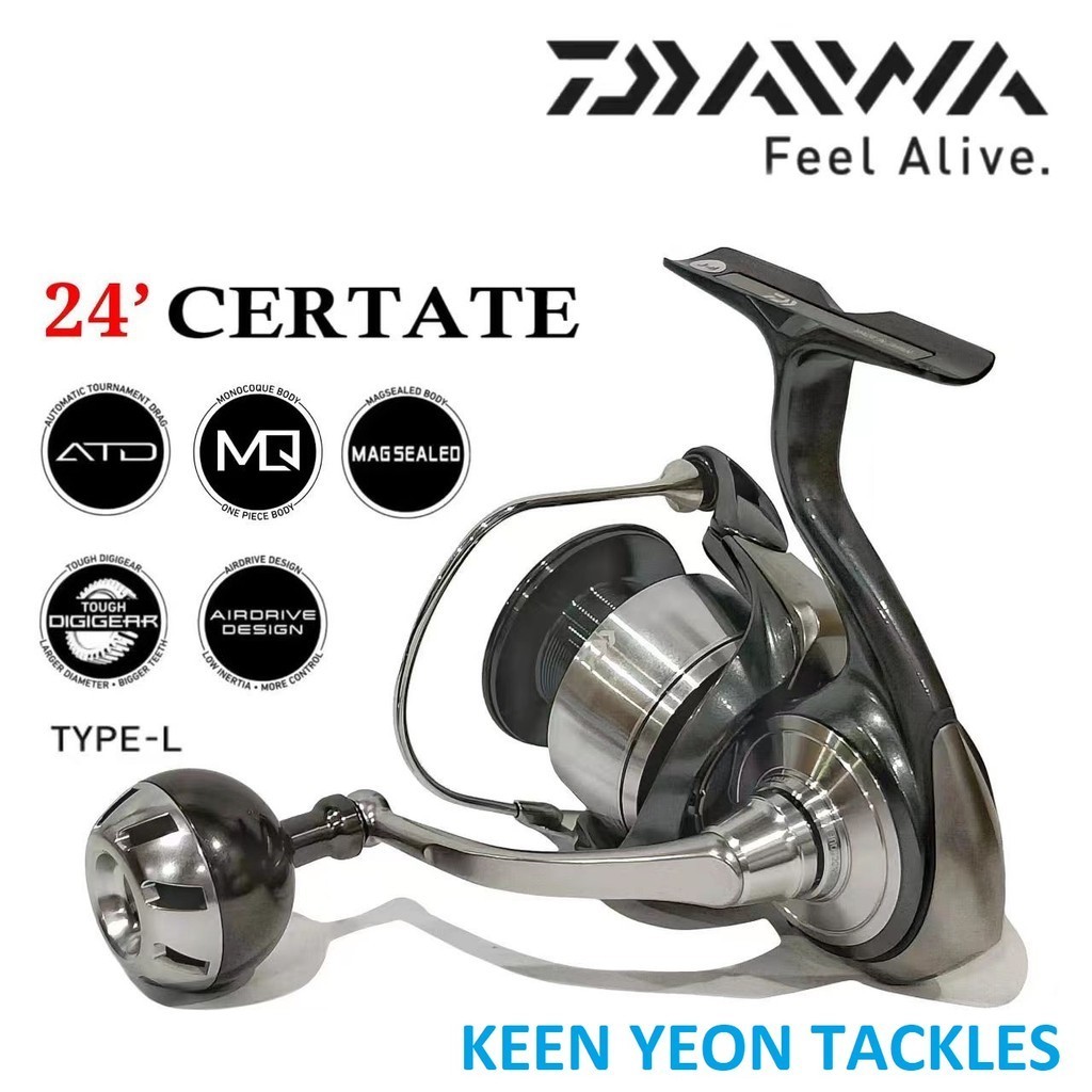 DAIWA 2024' CERTATE (G) LT & 2019' CERTATE LT SPINNING REEL | Shopee Malaysia