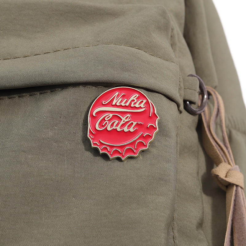 "Nuka-Cola" Bottle Cap Enamel Brooch Fallout Video Game Inspired ...