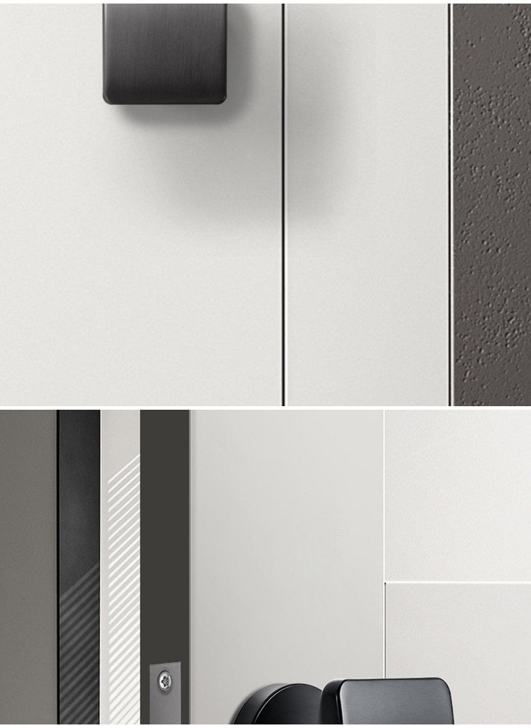 [Ready Stock] Invisible Door Lock Single-Sided Silent Door Lock Bedroom ...