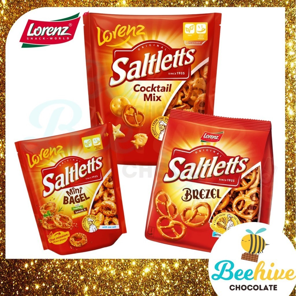 Lorenz Saltletts Mini Bagel Brezel Cocktail Mix 100g - 180g | Shopee ...