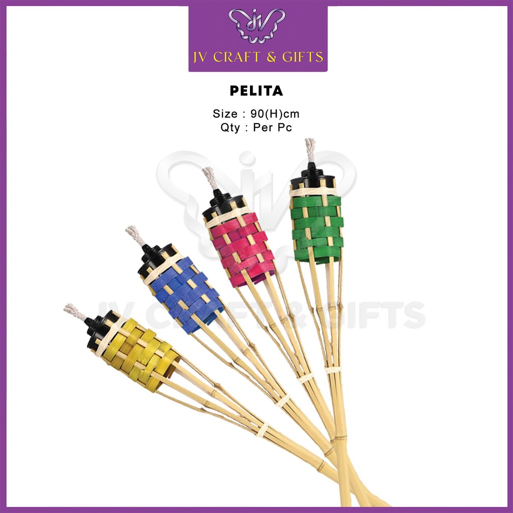 Lampu Pelita Buluh Hari Raya | Bamboo Light Hiasan Ramadhan Aildifitri ...