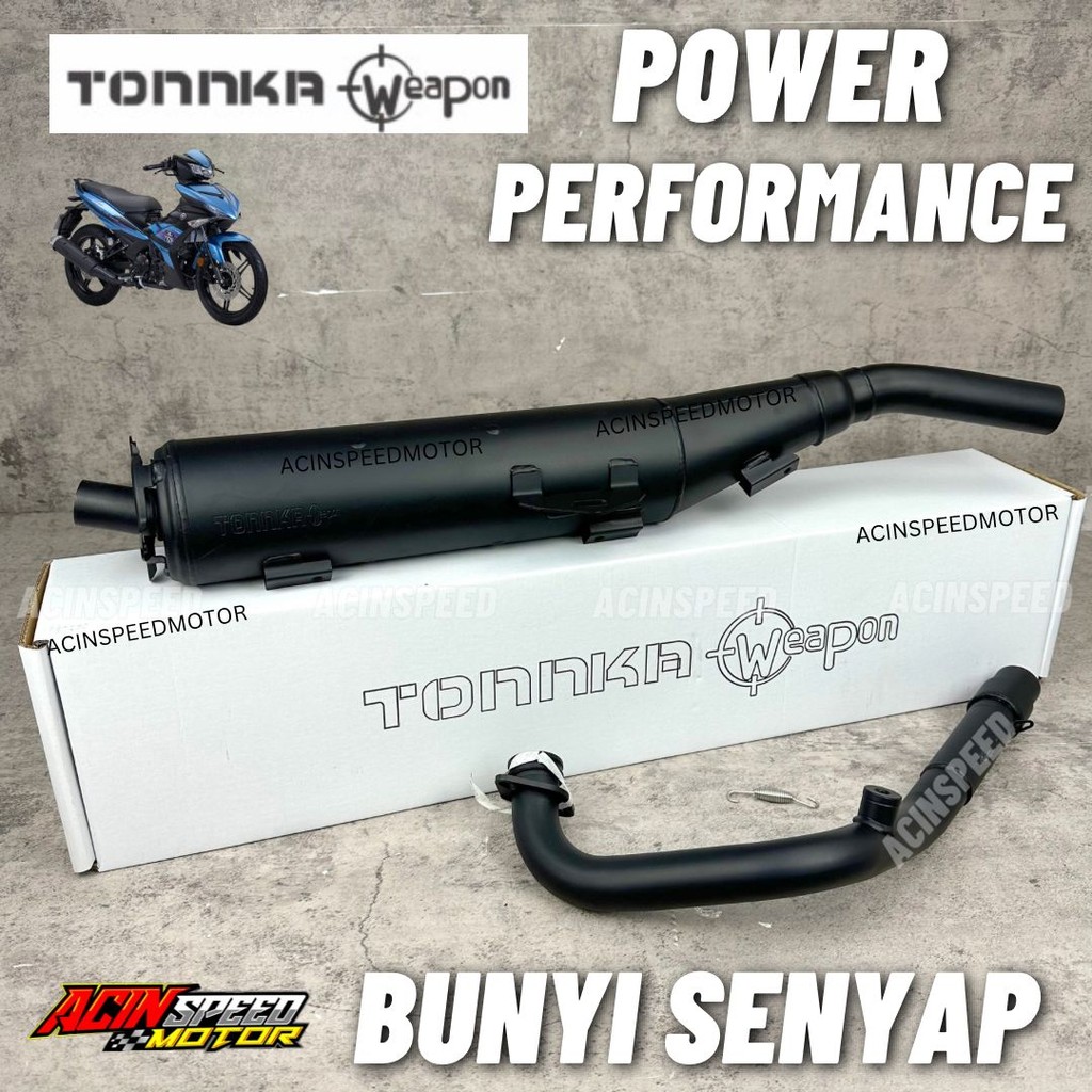 “TERBARU 2025” TONNKA WEAPON BACK PRESSURE EXHAUST Y15ZR LC135 V1-V7 ...