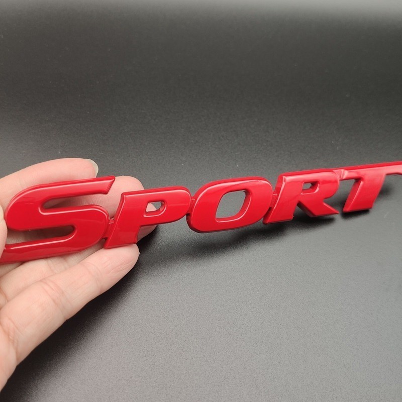 Highlander SPORT Side Door Logo Stickers, Side Logos, Metal SPORT ...