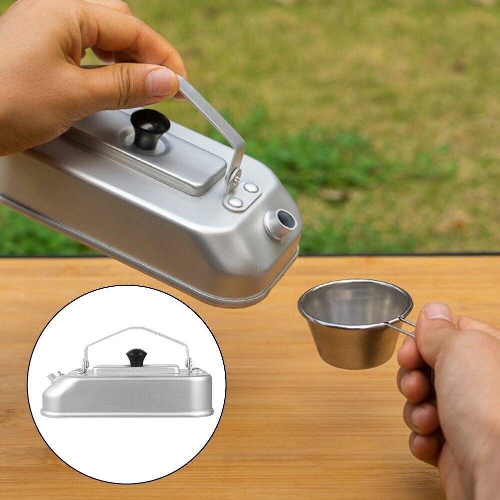 0.3L Camping Boiling Water Pot with Handle Camping Kettle for Travel ...