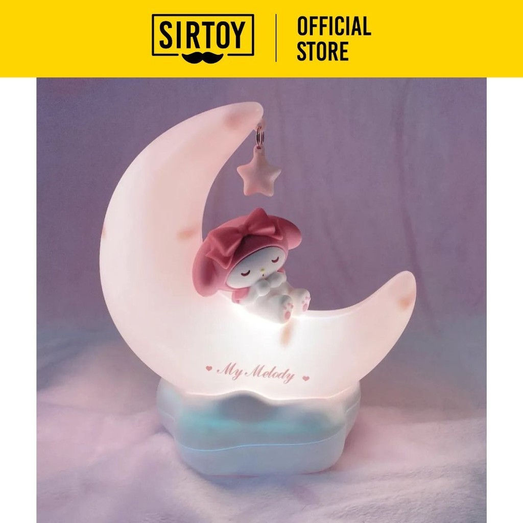 MINISO Sanrio My Melody Night Light Figure 美乐蒂月芽甜梦LED发光摆件 | Shopee Malaysia