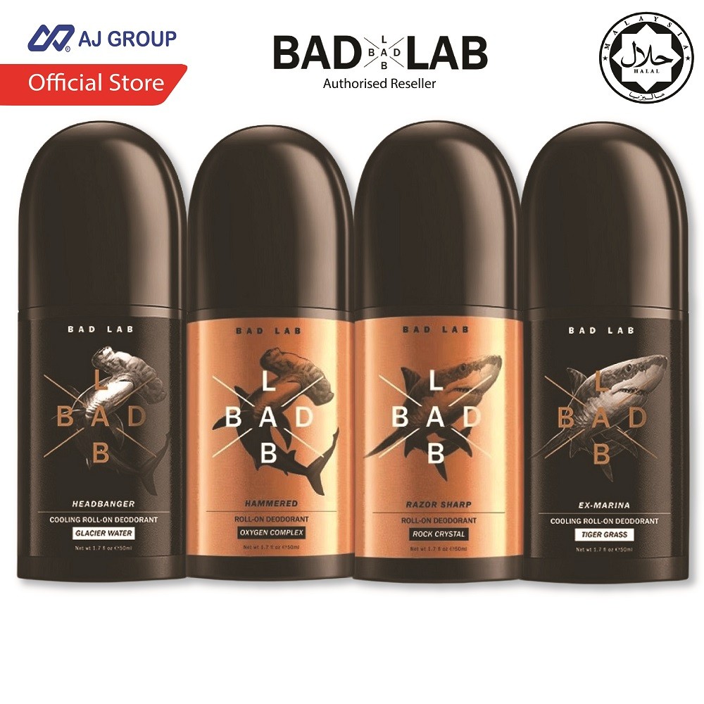 Bad Lab Cooling Roll On Deodorant (50ml) | Shopee Malaysia