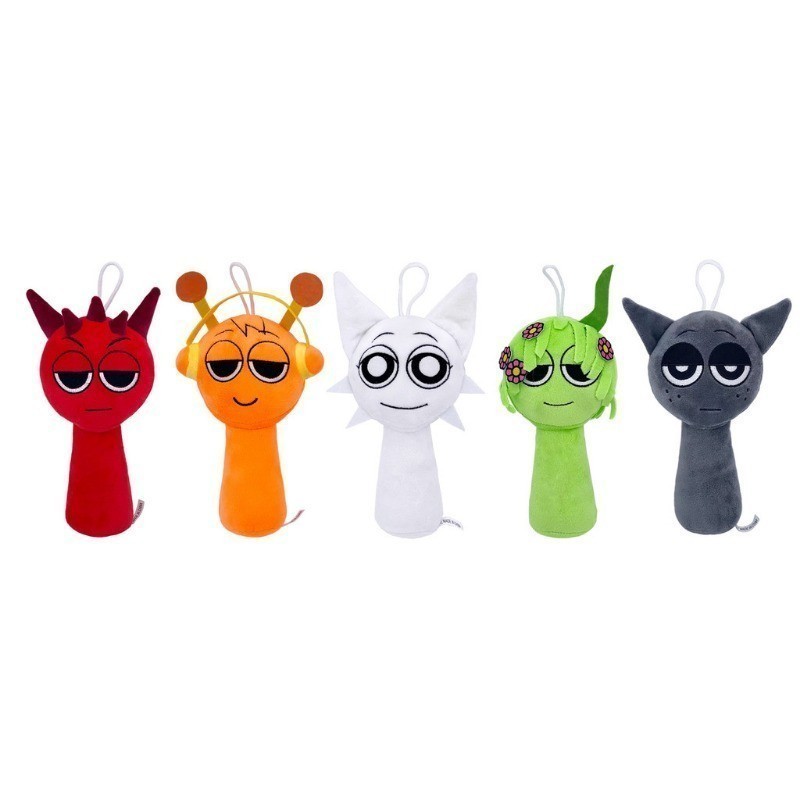 20cm Sprunki Incredibox Wenda Oren Raddy Gray Plush Toy Christmas Gift ...