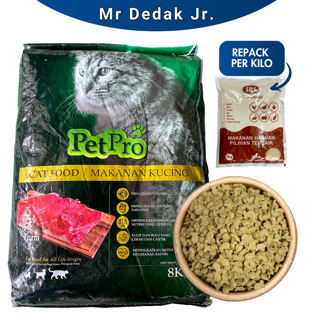[1KG] [REPACK] PETPRO MAKANAN KUCING | PET PRO CAT FOOD | TIADA PEWARNA ...