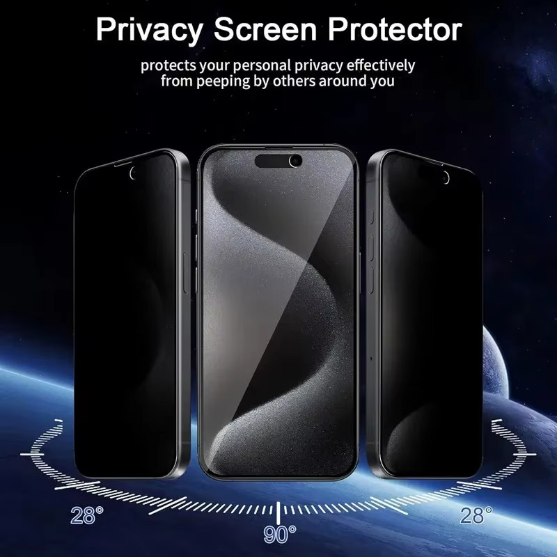 Anti-Spy Tempered Screen Protectors Glass for Samsung Galaxy S25 Ultra ...