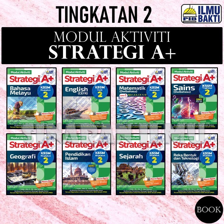 (SI)MODUL AKTIVITI STRATEGI A+ TINGKATAN 2 KSSM 2024 - PENERBIT ILMU ...