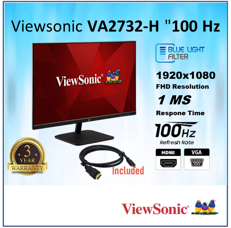 ViewSonic VA Series 20" / 24" / 27" VA1903H / VA2201-H / VA2432-H ...