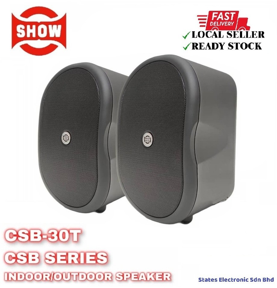 SHOW CSB-30T Wall-Mount Speaker (1Pair) | Shopee Malaysia