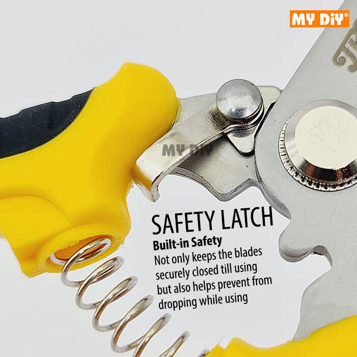 JRF Heavy Duty 8 inch Pruning Shear Garden Shear Scissor Garden Cutter ...