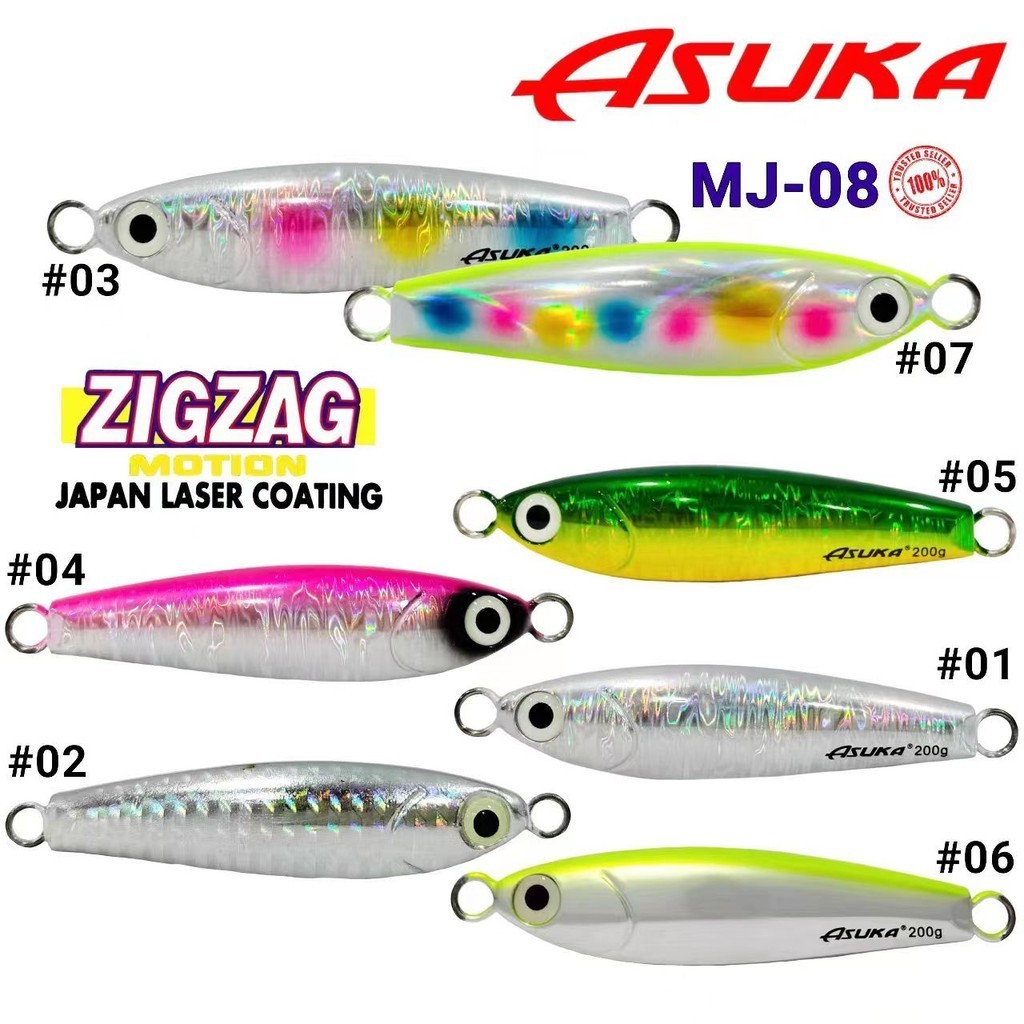 ⭐ASUKA ZIGZAG MOTION JIG MJ-08. | Shopee Malaysia