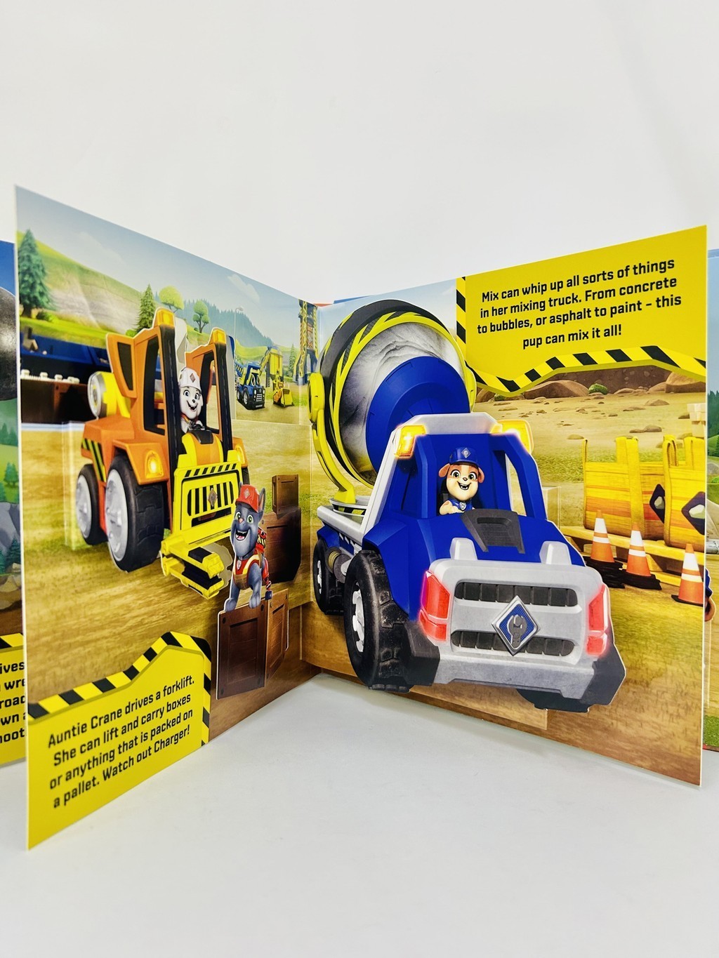 Paw Patrol Rubble & Crew Pop Up Book For Kids To Read & Learn About ...