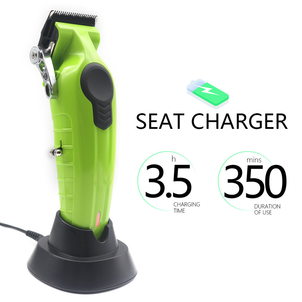 Hair Professional Clipper for Men with DLC Coating, Rechargeable Seat ...