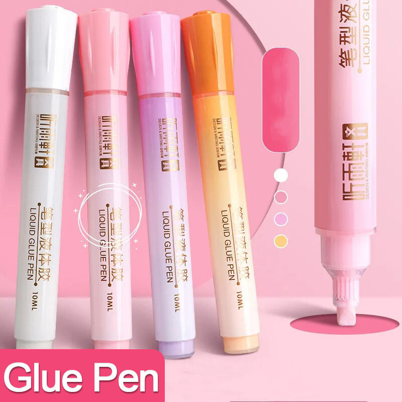 Large Capacity Glue Pen - Pen Shape Liquid Glue Stick - For DIY ...