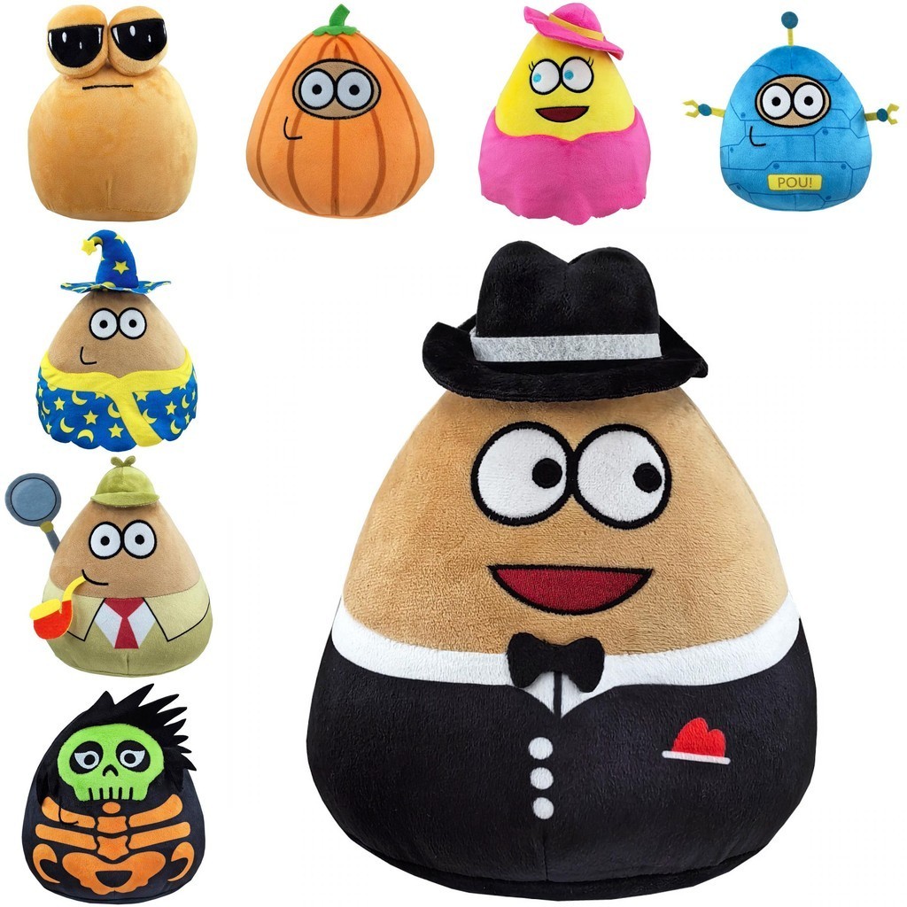 New Cross-border My Pet Alien Plush Toy Pou Doll Character Fruit ...