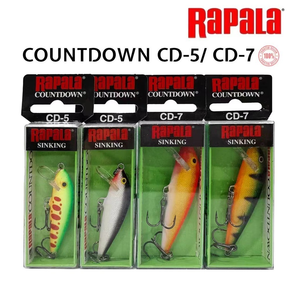 RAPALA COUNTDOWN FISHING LURE (CD05 / CD07) | Shopee Malaysia