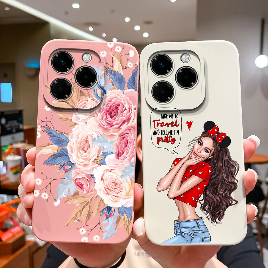 For Infinix Note 40X 5G Case Pretty Sweet Girls Cartoon Pattern ...