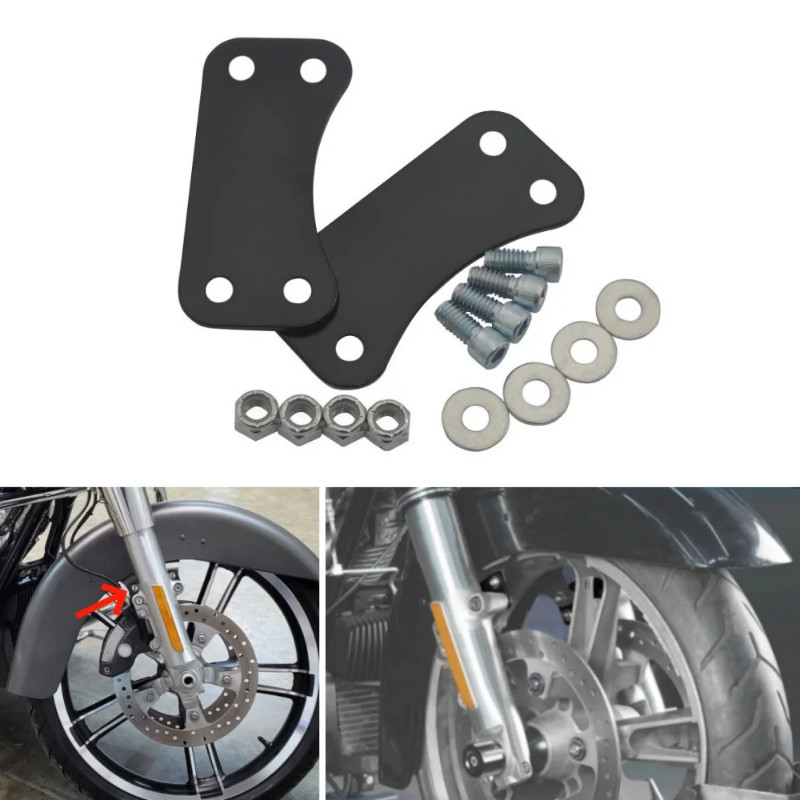 Motocycle Front Fender Lift Brackets Adapters Mudguard Accessory 21 ...