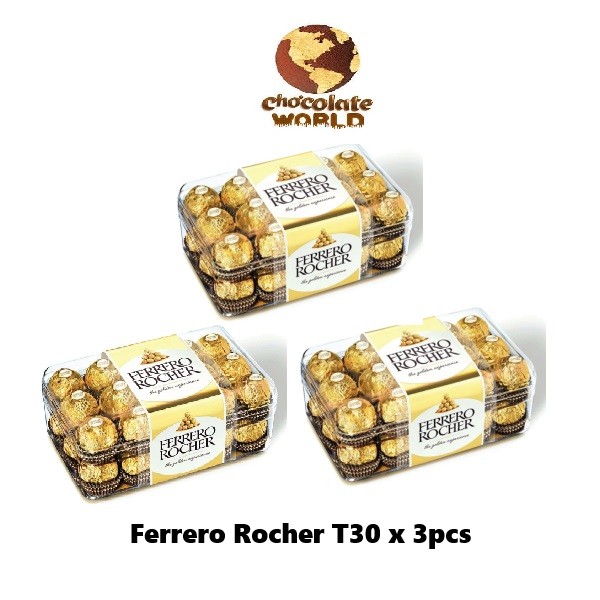 Ferrero Rocher 30pc T30 (3x375g) | Shopee Malaysia