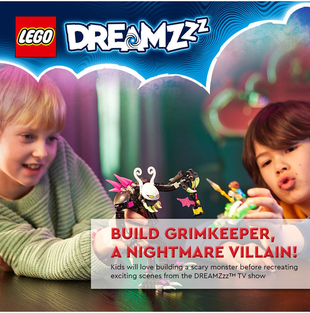 LEGO DREAMZzz 71455 Grimkeeper the Cage Monster Building Toy Set (274 ...