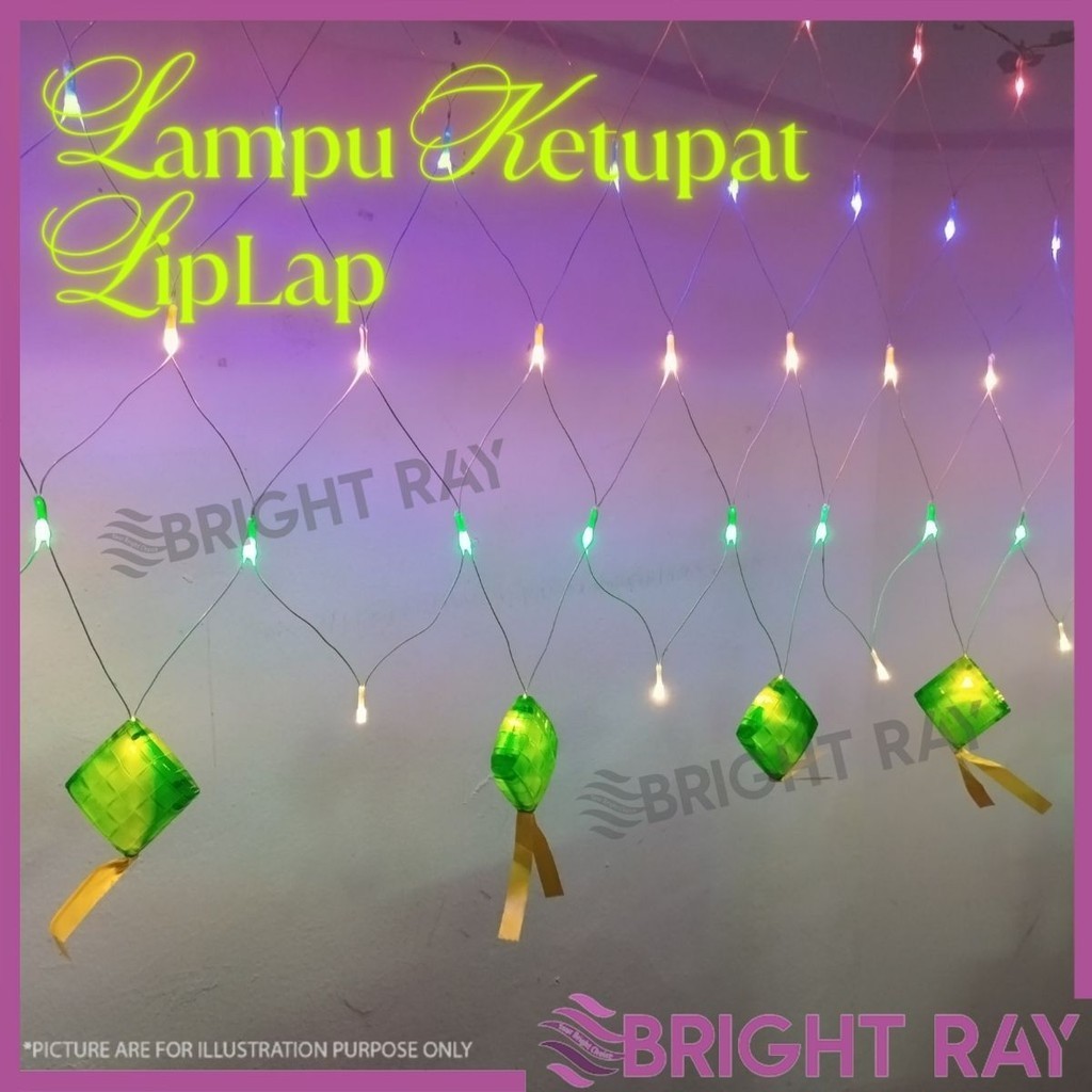 [RAYA 2025] GRADIENT Ketupat Lampu Raya Liplap Lampu Raya Jala Ketupat ...