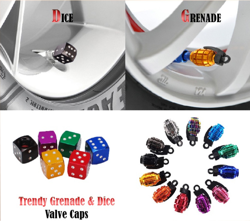 Styling Wheel Rim Cap Dust Cover Cap Car Assesories Kereta Car ...